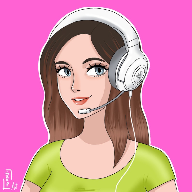 Custom Anime Avatar for Gaming / Twitch / Discord / Youtube. - Etsy ...