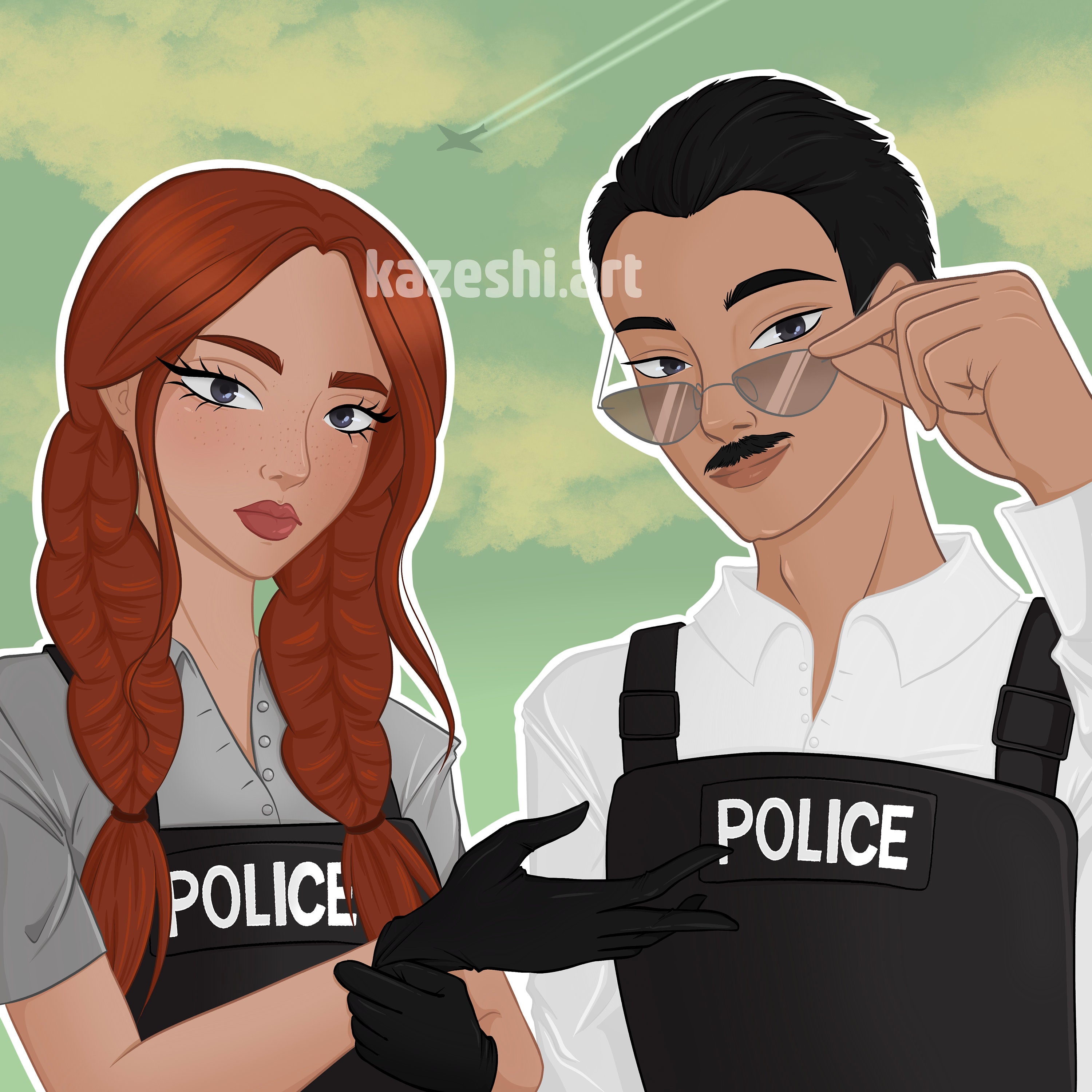 Retrato de dibujos animados digital Idea de regalo perfecto - Etsy México