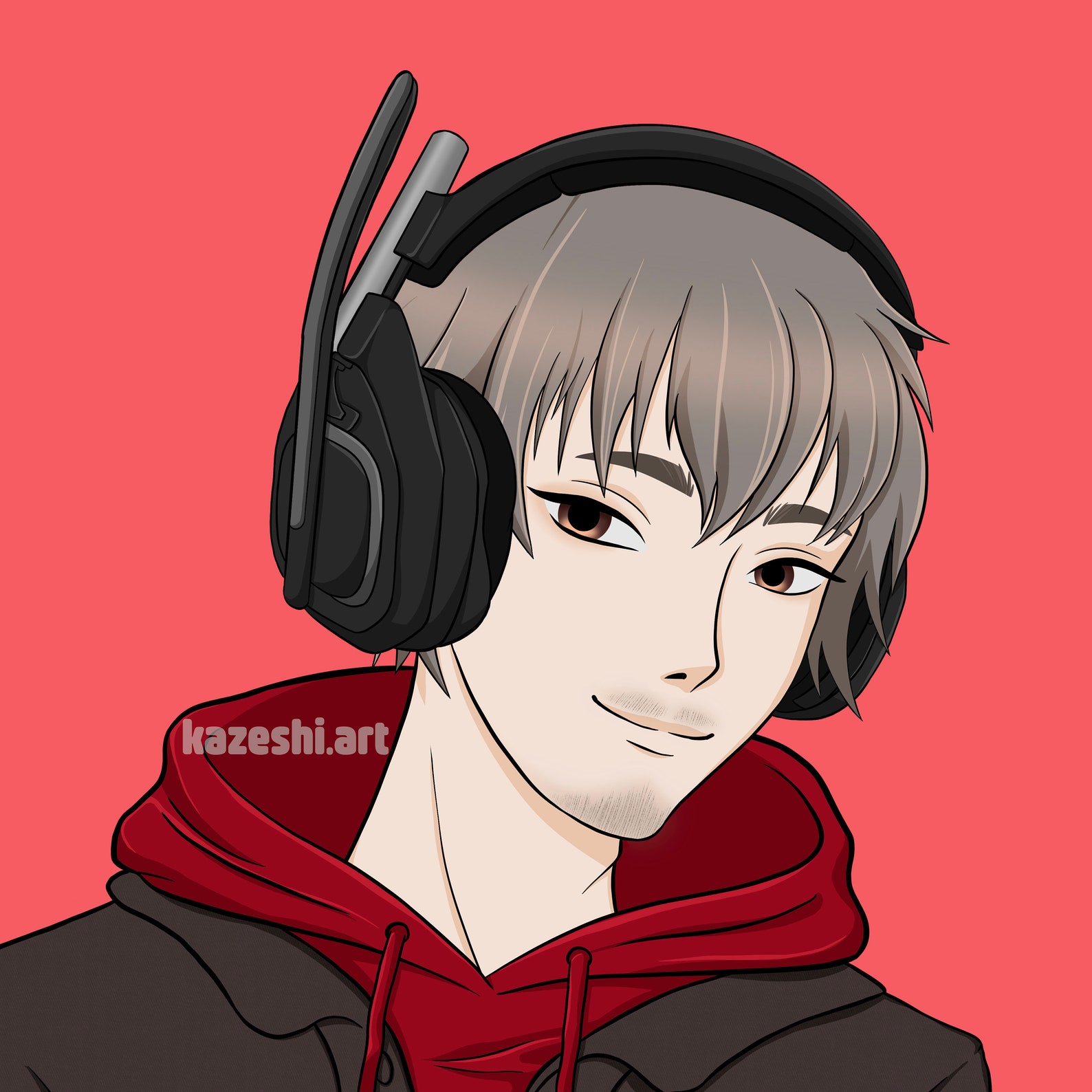 Custom Anime Avatar for Gaming / Twitch / Discord / Youtube. - Etsy