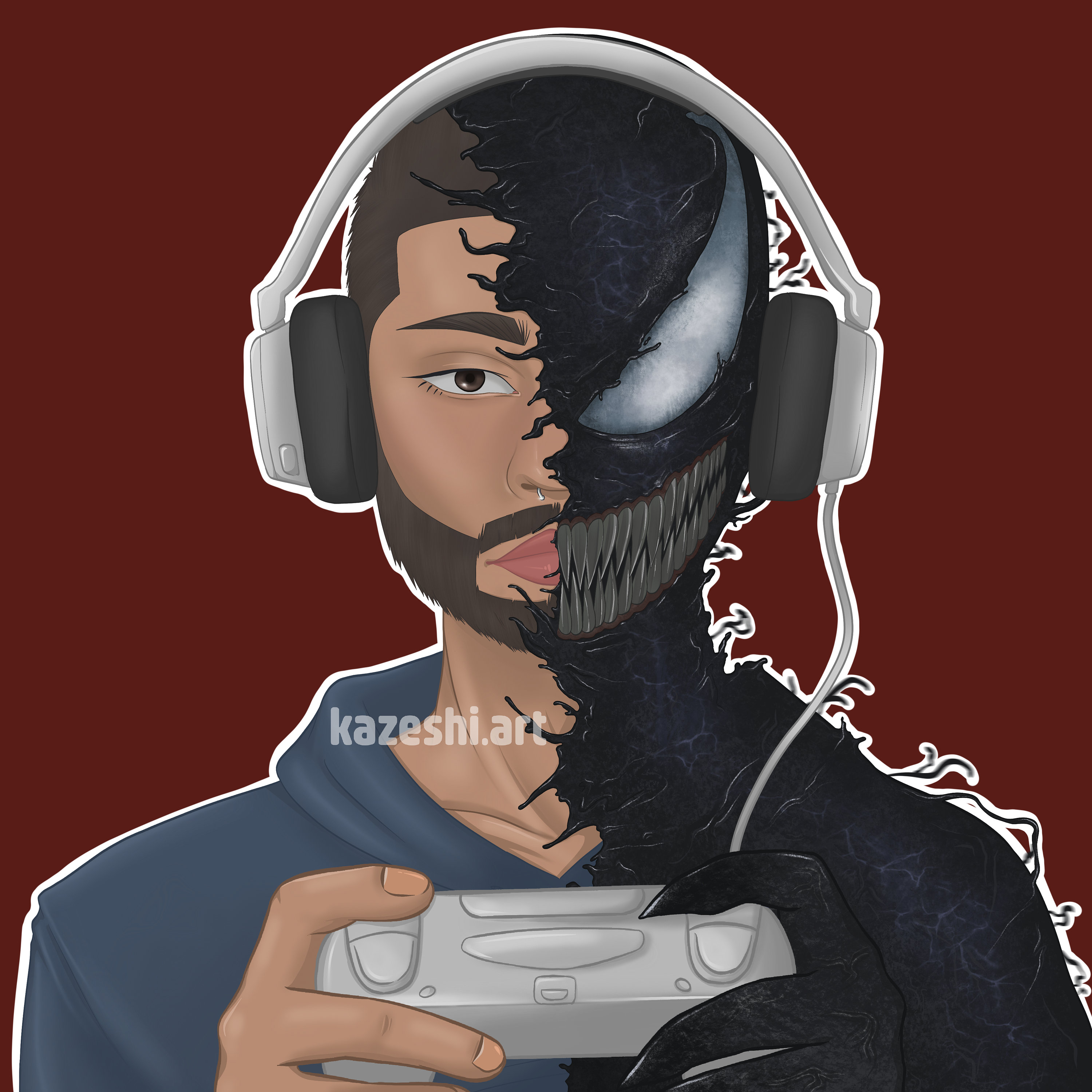 Custom anime avatar for gaming / twitch / discord / youtube. - Etsy Polska