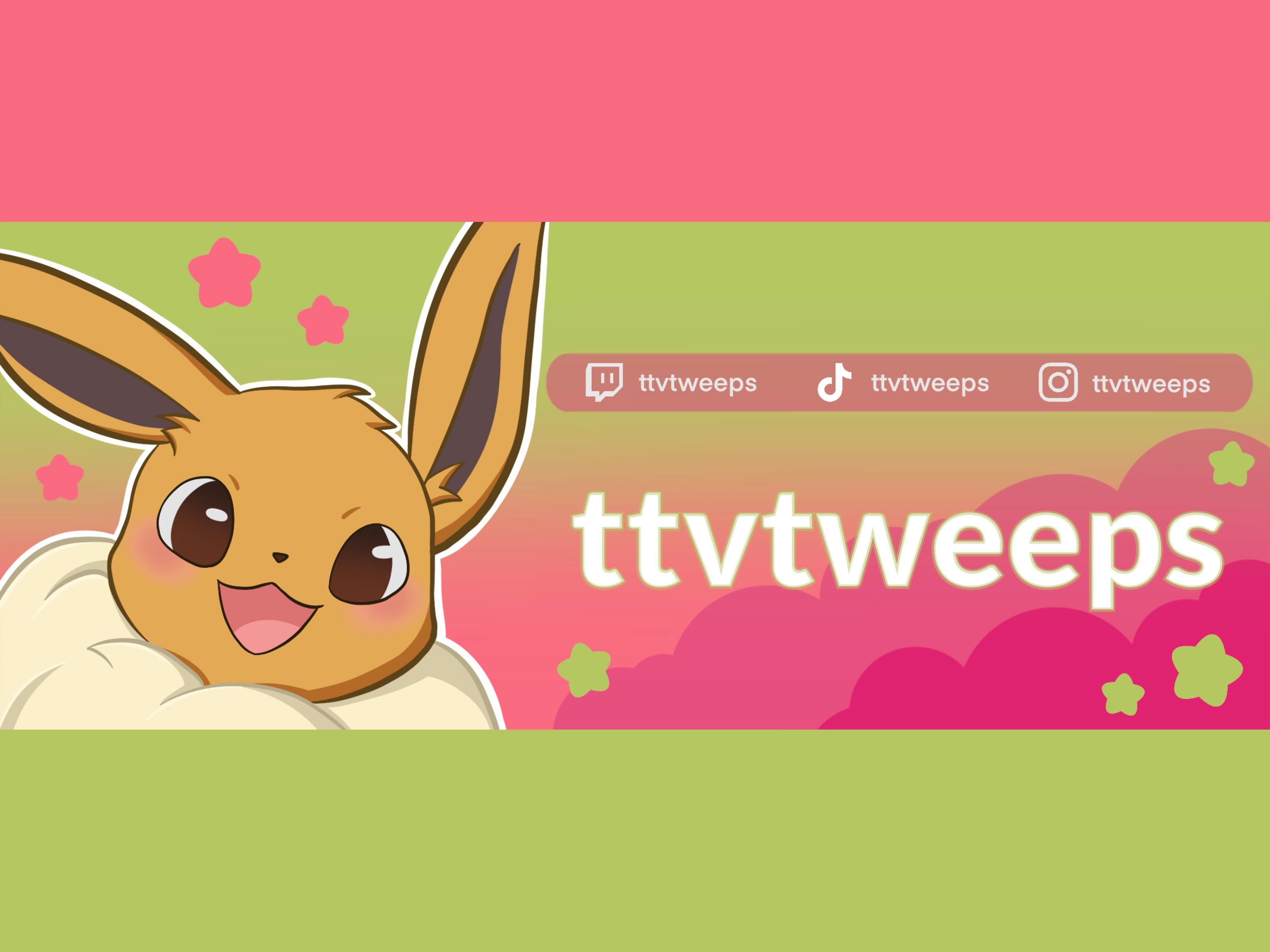 Custom Twitch Banner for Stream Made to Order Stream Header for ...