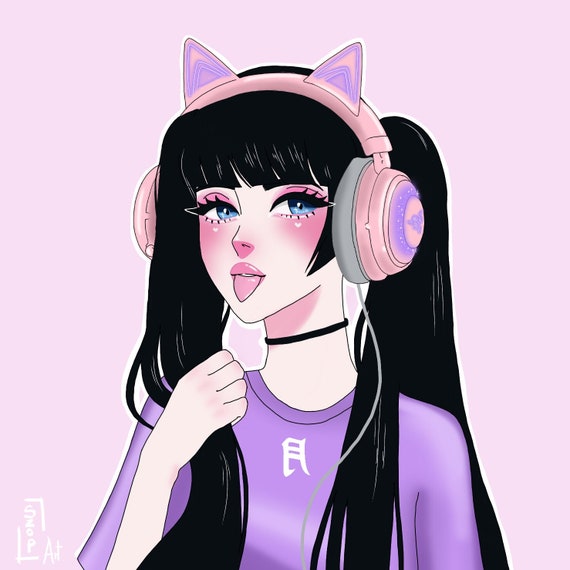 Custom Anime Avatar for Gaming / Twitch / Discord / Youtube. - Etsy Canada