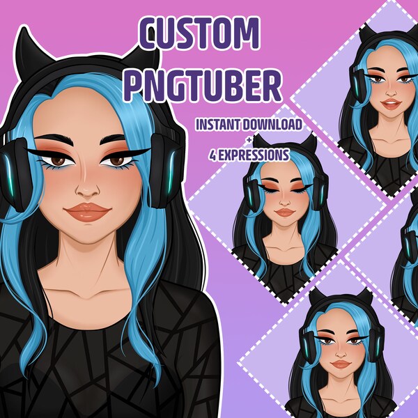 Custom Vtuber Avatar - Etsy