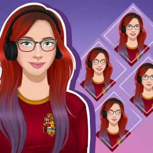 Custom Pngtuber Avatar for Twitch Streamers, Discord, Youtube, Tiktok ...