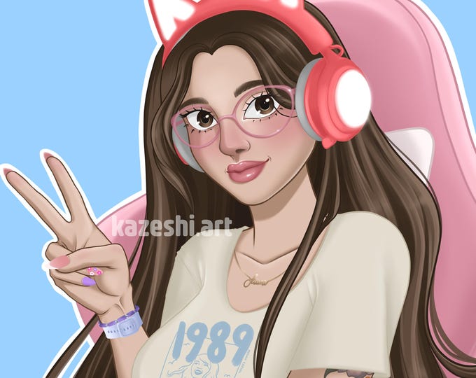 Custom Pngtuber Avatar for Twitch Streamers, Discord, Youtube, Tiktok ...