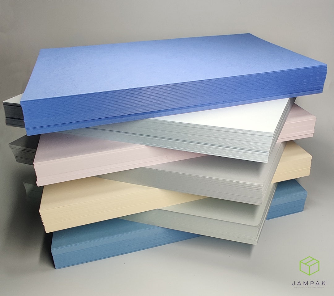 450gsm Colored Craft Cardstock A4: Textured Scrapbooking Paper - Etsy UK