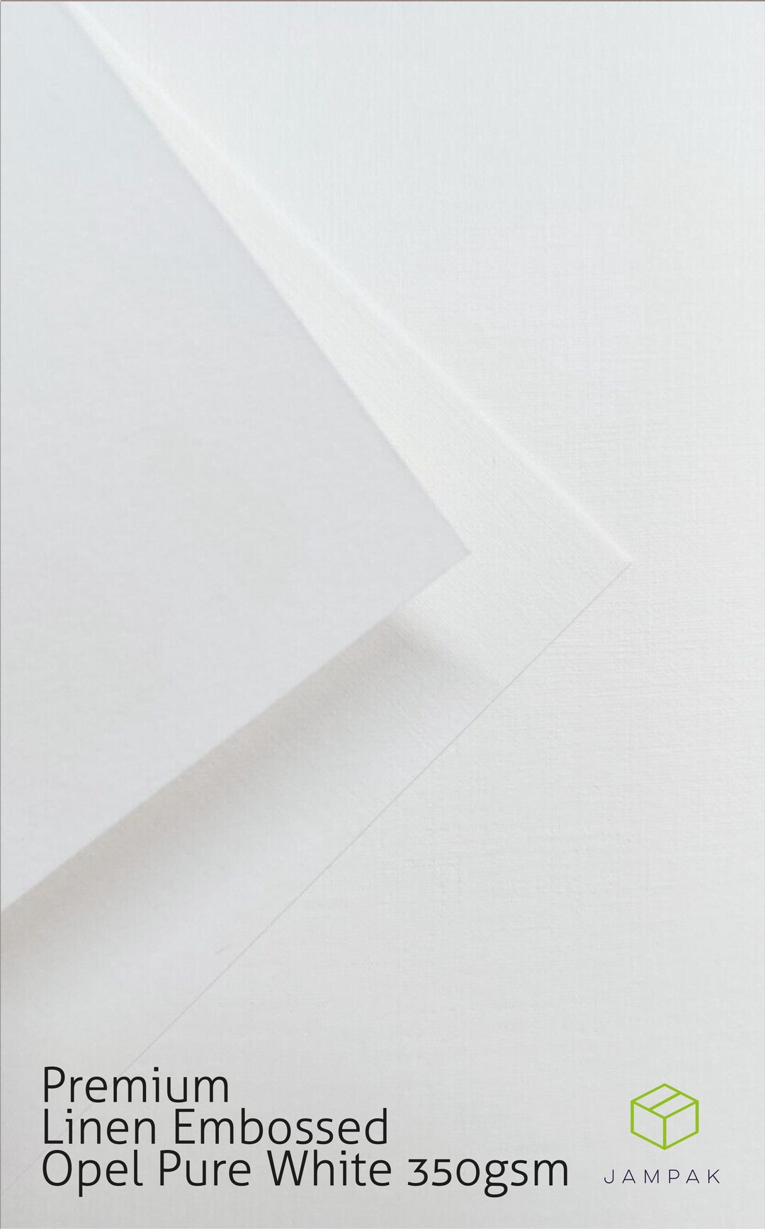 Pure White Linen Textured Cardstock | 120gsm & 350gsm | A4 Craft Paper ...