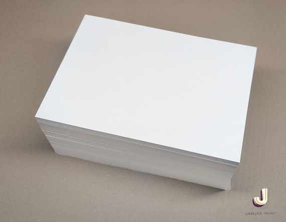 White Cardstock Paper White Card & Cardstock – A5 & A4 Sizes, 100 To ...