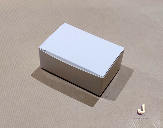 10 Small White Box Business Card Box Holders 100x65x35mm - Etsy UK