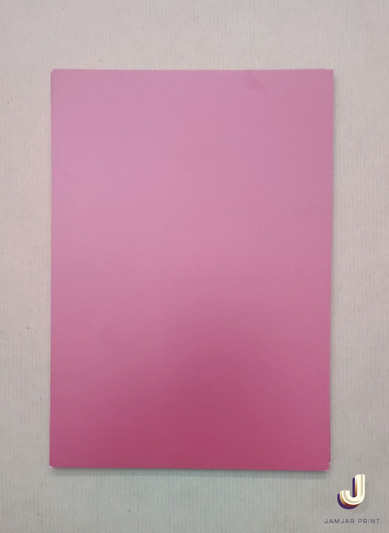 Smooth Silk Coloured Craft Gloss Card 350gsm A5 Double Sided - Etsy