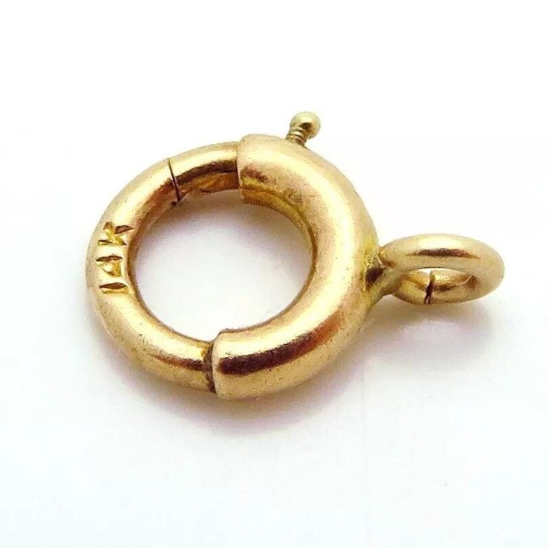 14k Gold Clasp - Etsy