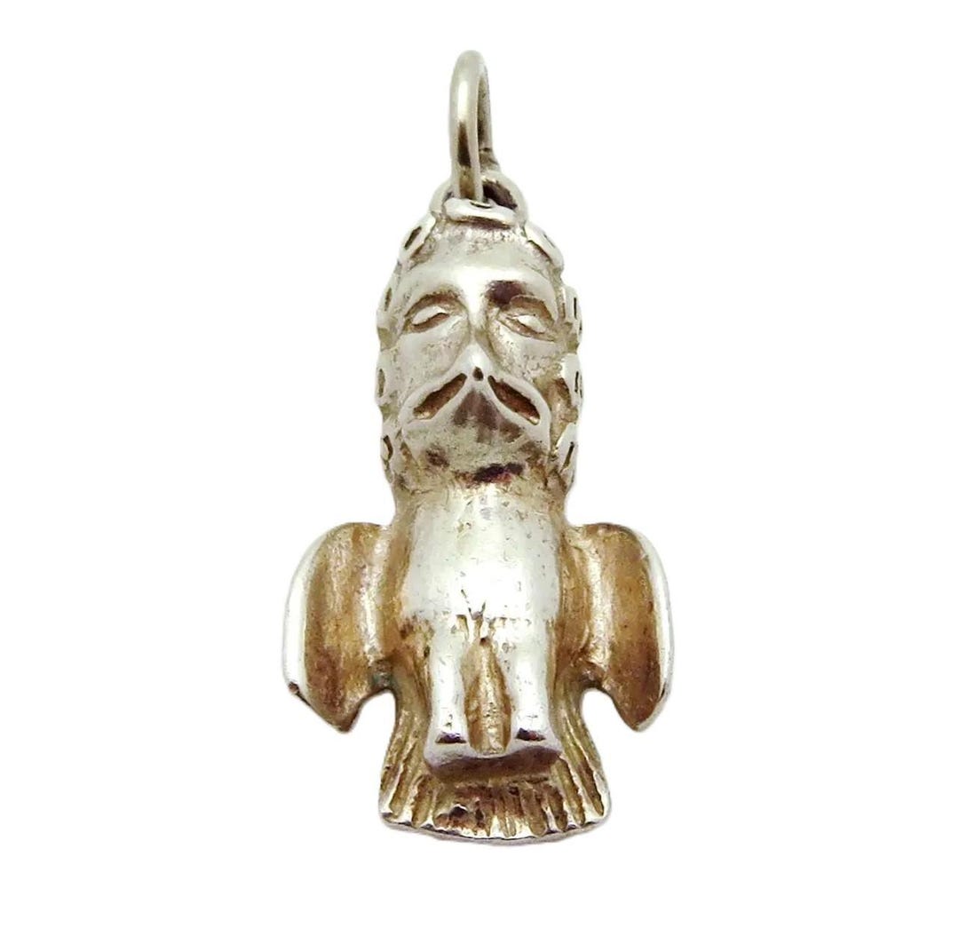 Vintage Sterling Silver Native American Eagle Totem Charm Pendant - Etsy