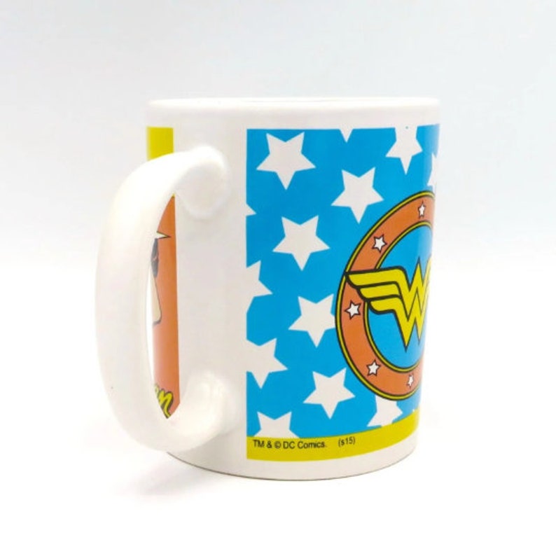 Zak Designs DC Comics Wonder Woman Ceramic Coffee Cup Mug - Etsy