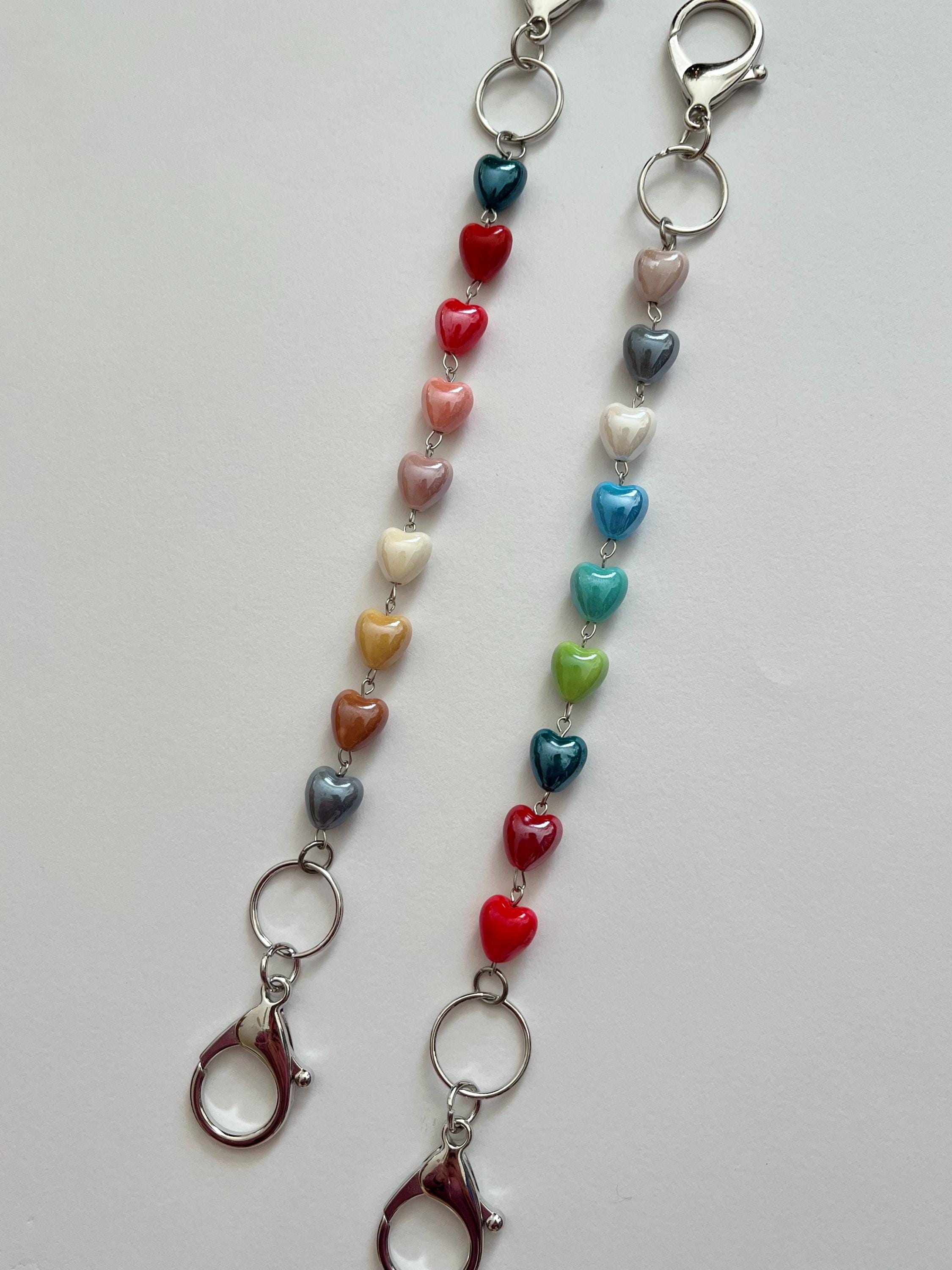Ceramic Heart Bag Chain - Etsy