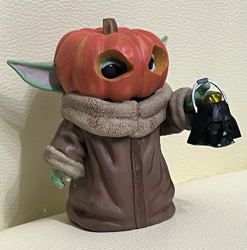 Halloween Grogu Baby Yoda Pumpkin Costume Trick or Treater. - Etsy