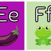 Alphabet Flash Cards for Kindergarten - Educational ABC Flashcards for ...