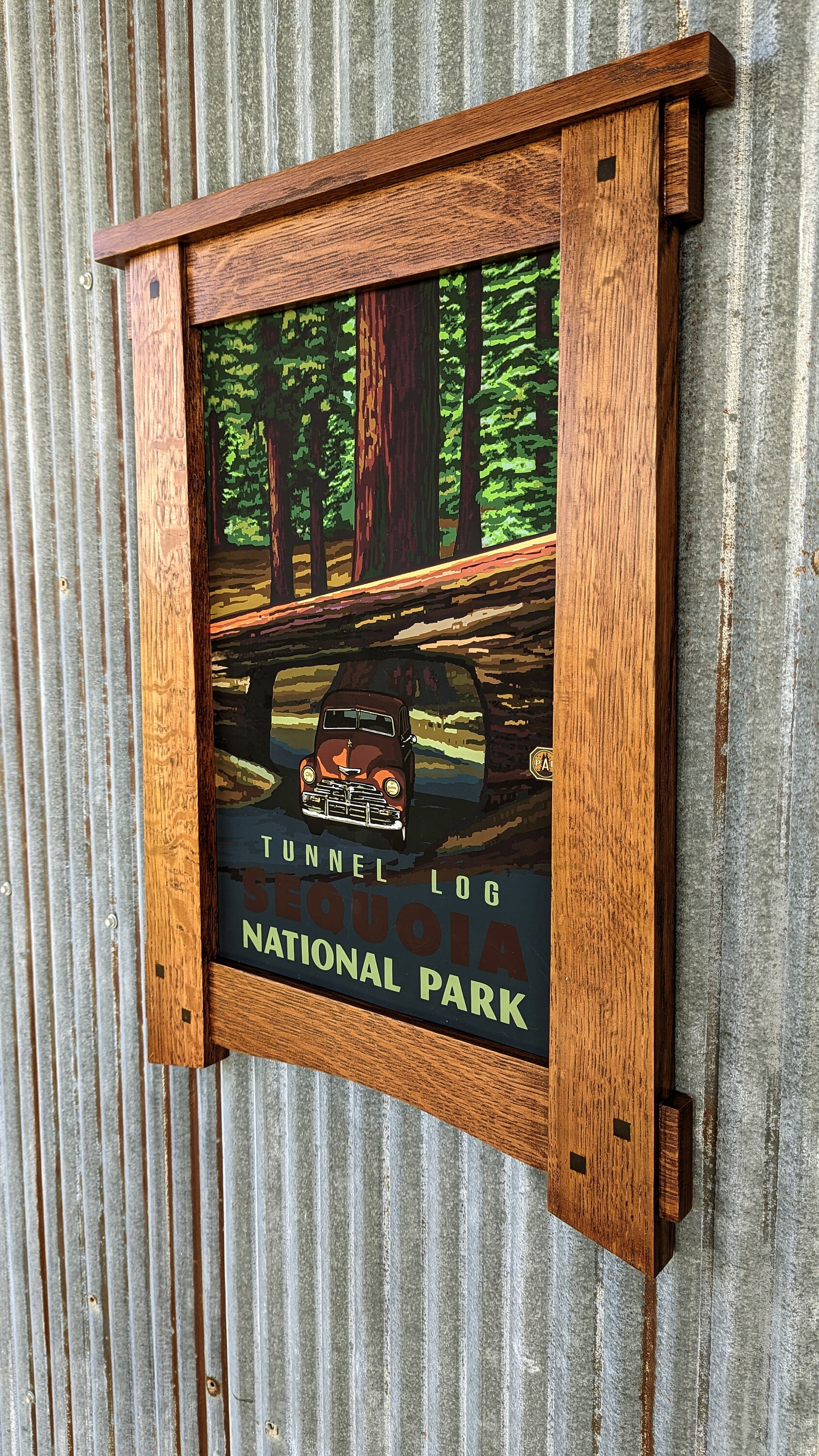 Craftsman Style Frame With Sequoia National Park Paul Linquist - Etsy