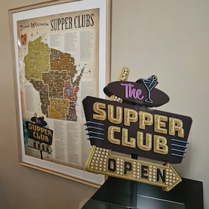 Wisconsin Supper Club Fine Art Print Poster - Iconic Wisconsin - Etsy