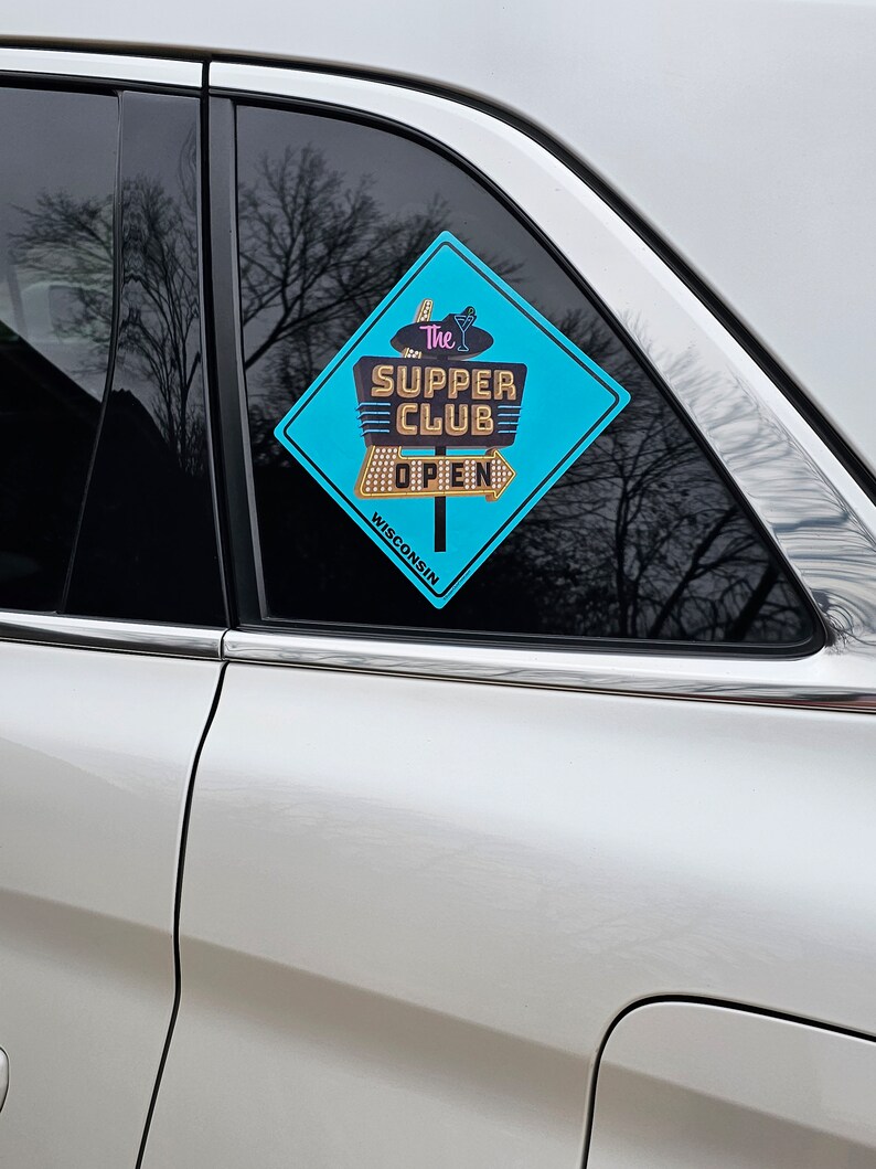 Wisconsin Supper Club Window Decal - Etsy