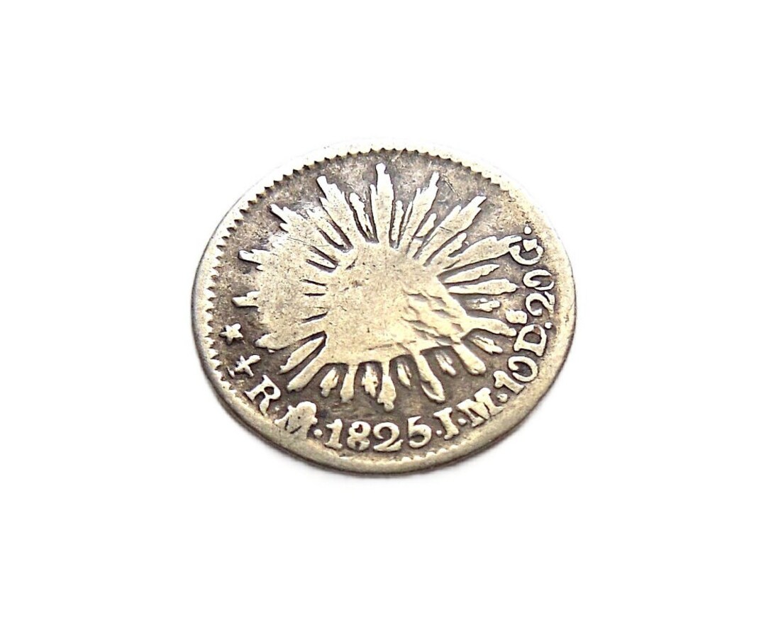 Mexico 1825 10 Centavos World Foreign Coin - Etsy