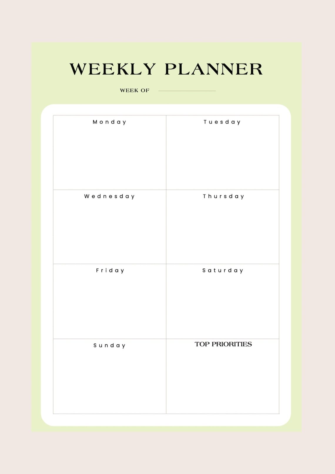 October Calendar, Digital Planner, Calendar Planner, October 2022 ...
