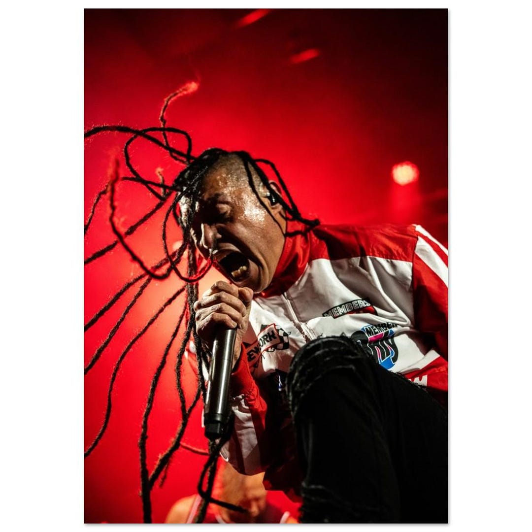 Elias Soriano Nonpoint Poster High-energy Red Stage Print - Etsy