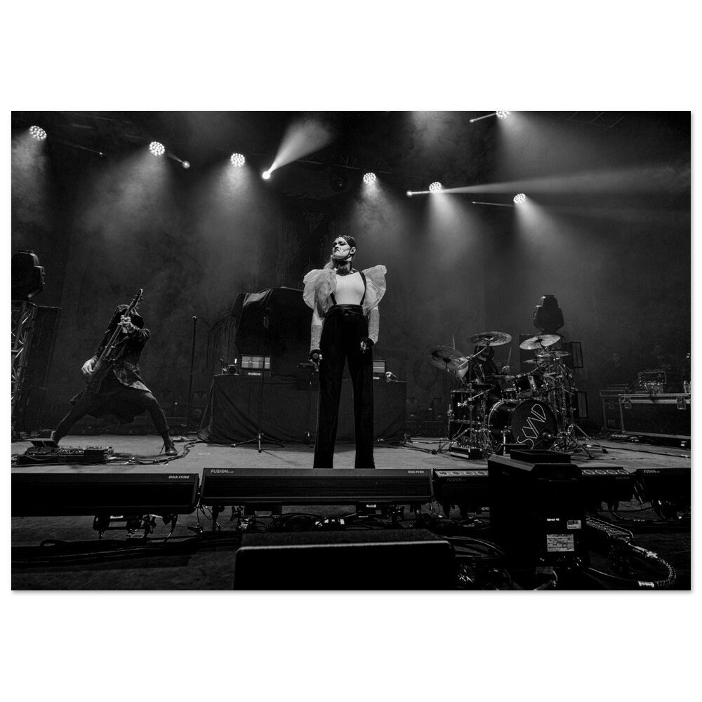 Skynd Concert Majesty Poster - 2023 Monochrome Stage Print, London - Etsy