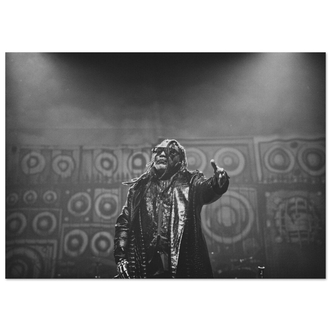 Benji Webbe's Grayscale Anthem Poster Skindred at Wembley Arena Print ...