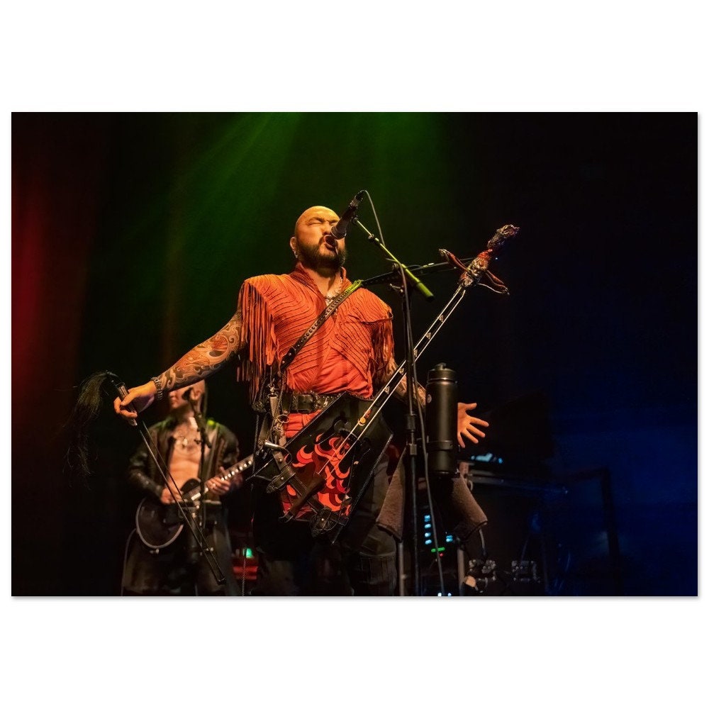 The Hu Traditional Fusion Poster - London Concert Print With Folk ...