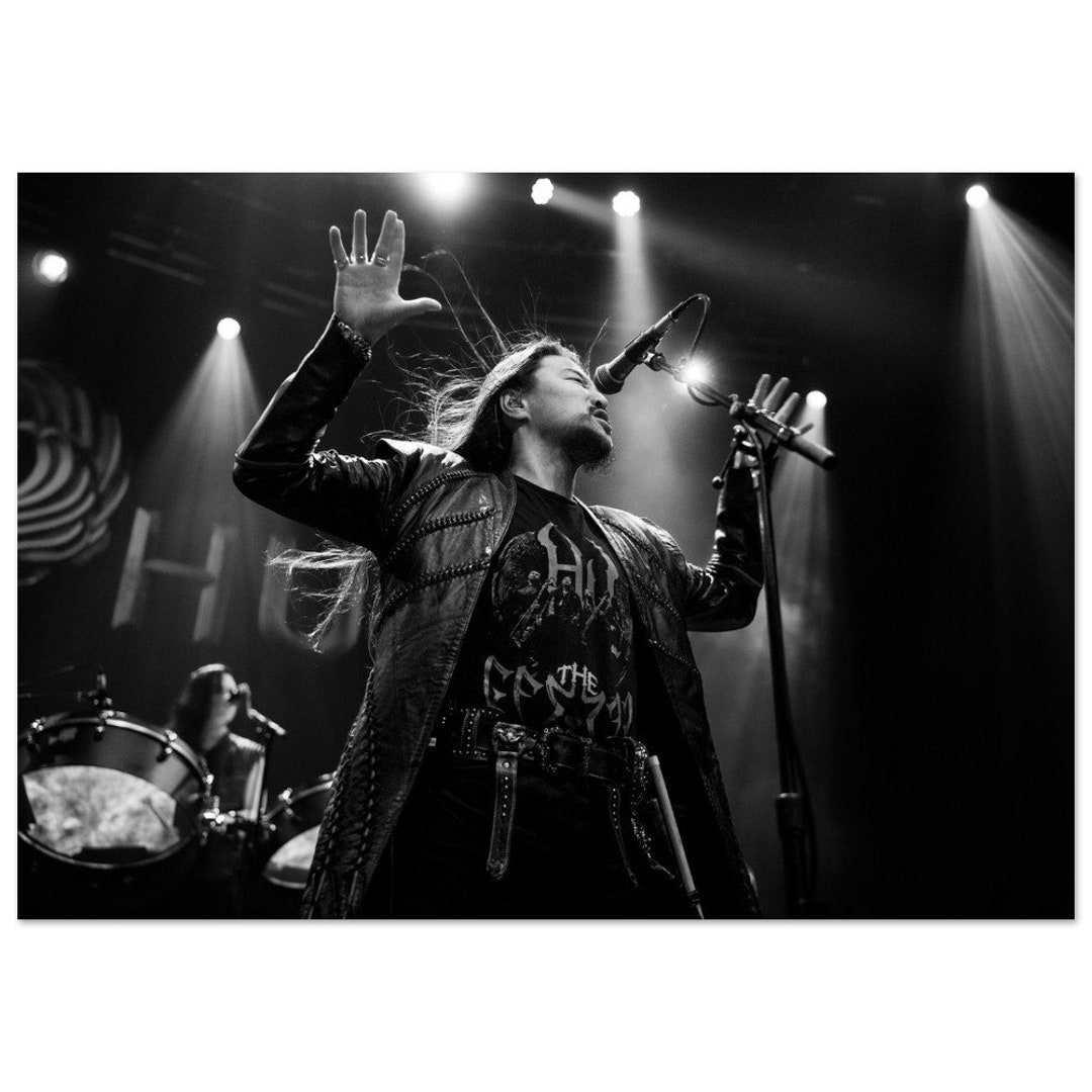 The Hu Live Performance Poster - Monochrome London Concert Print - Etsy