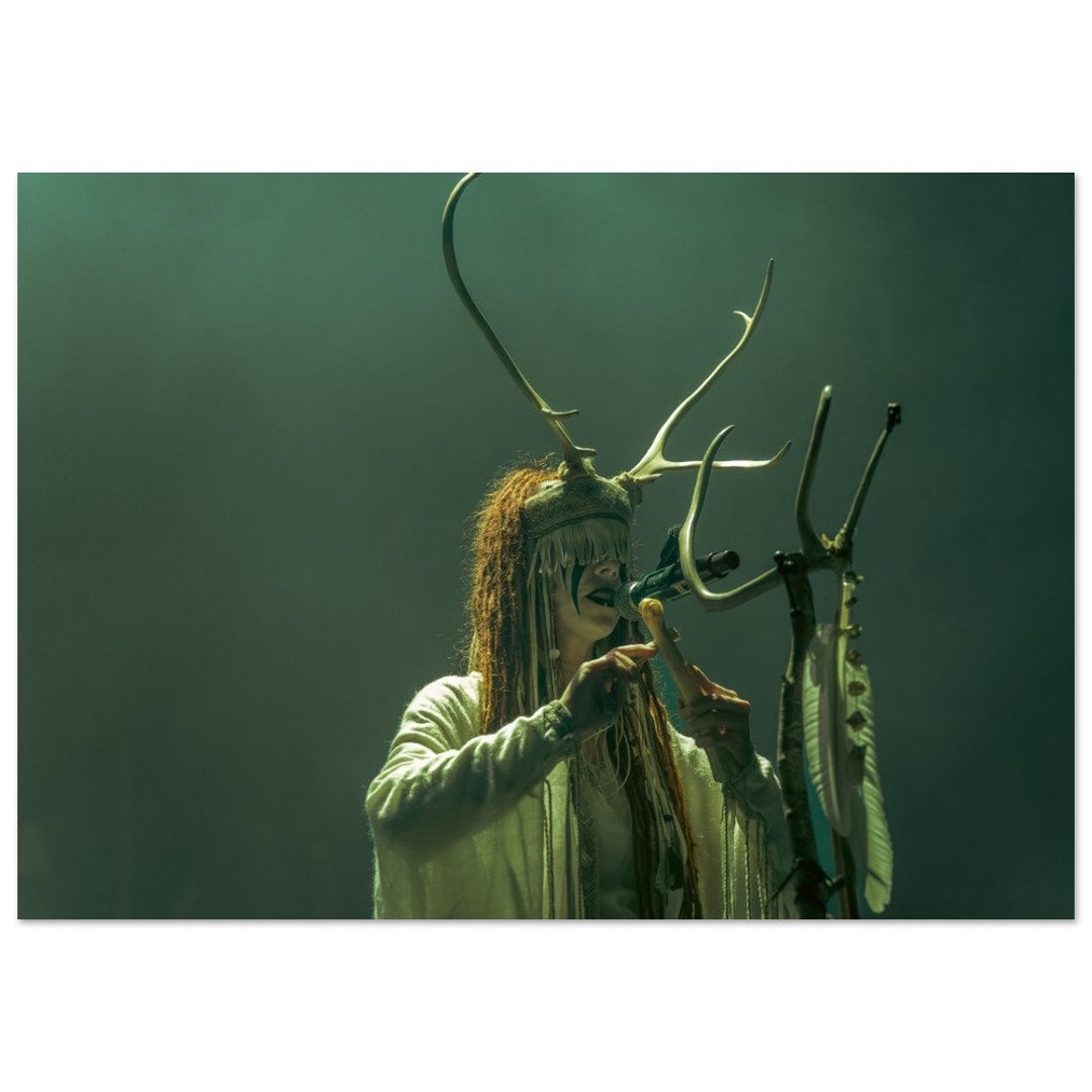Maria Franz of Heilung Enchantment Poster - 2023 London Concert Print ...