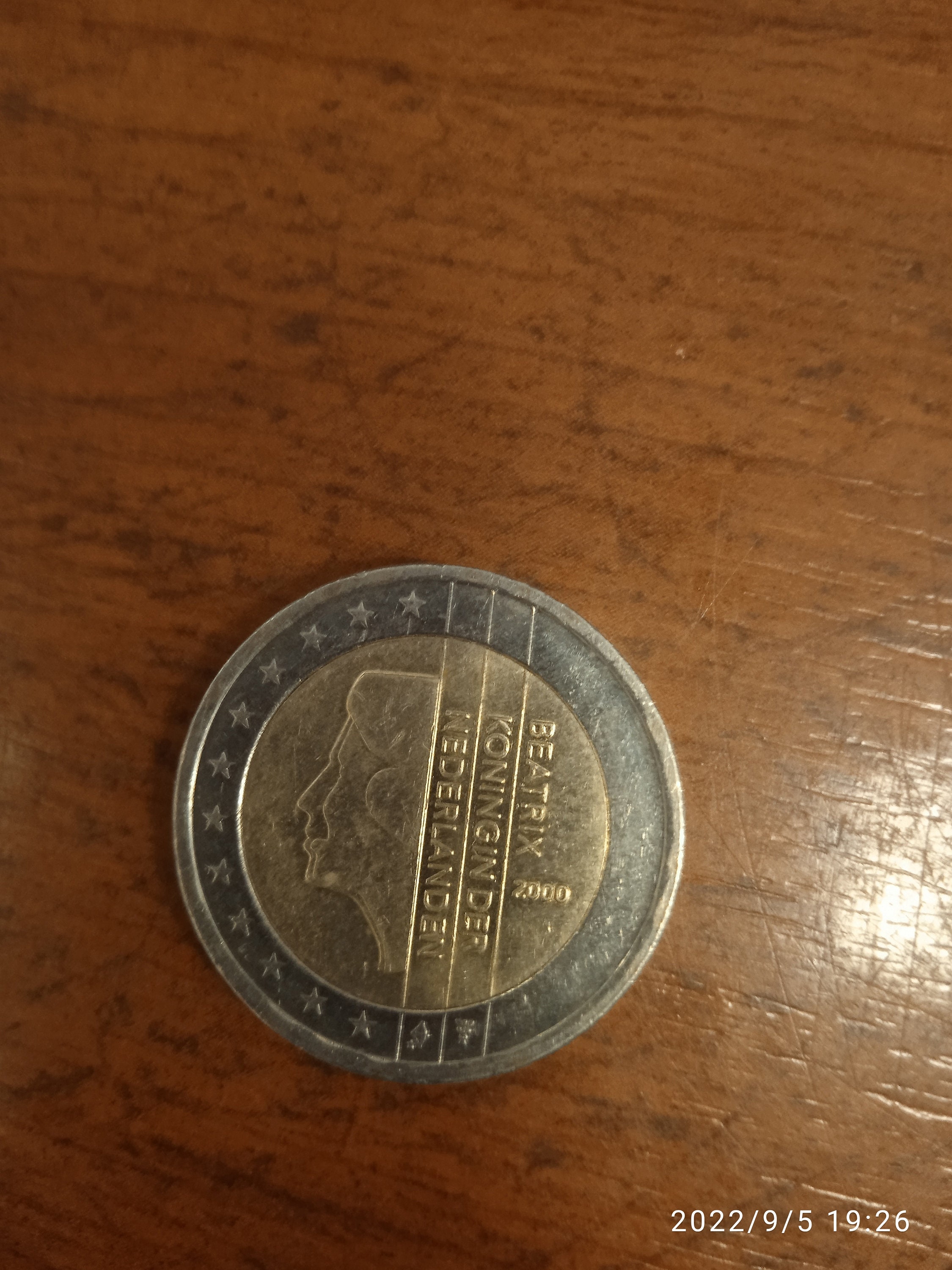 2 Euro Beatrix Koninginder Nederlanden Coin From 2000 - Etsy