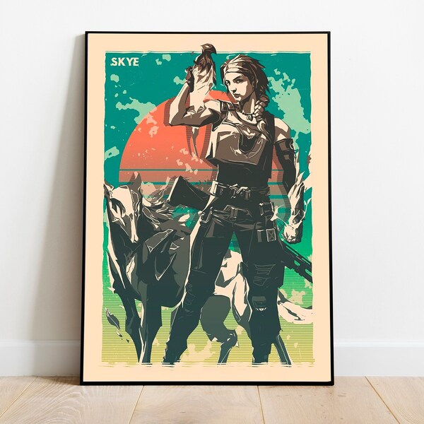 Valorant Comic Poster - Etsy