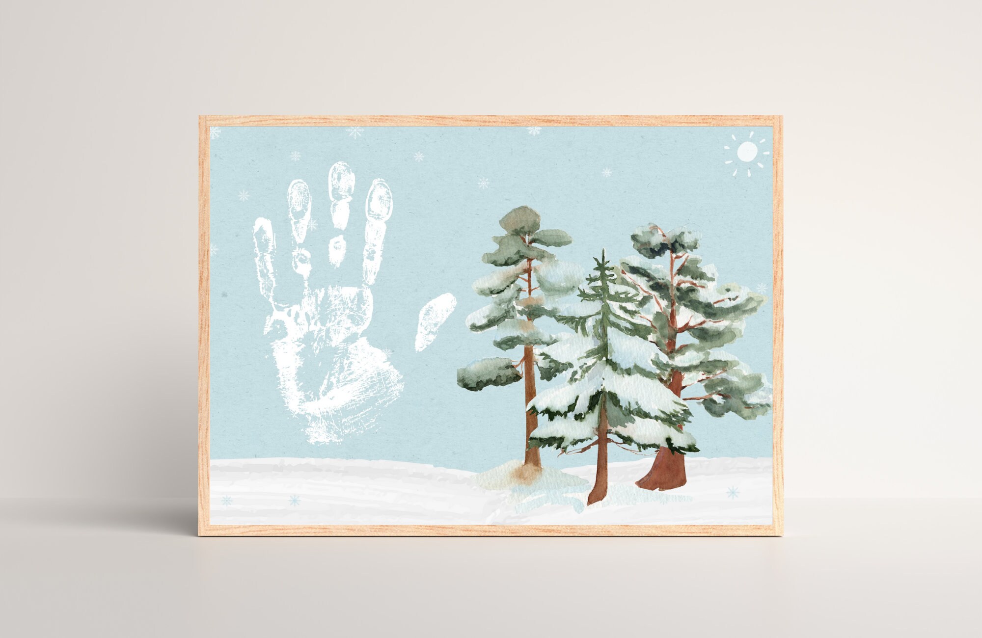 Winter Handprint Craft Bundle | Winter Preschool Craft | Winter Craft ...