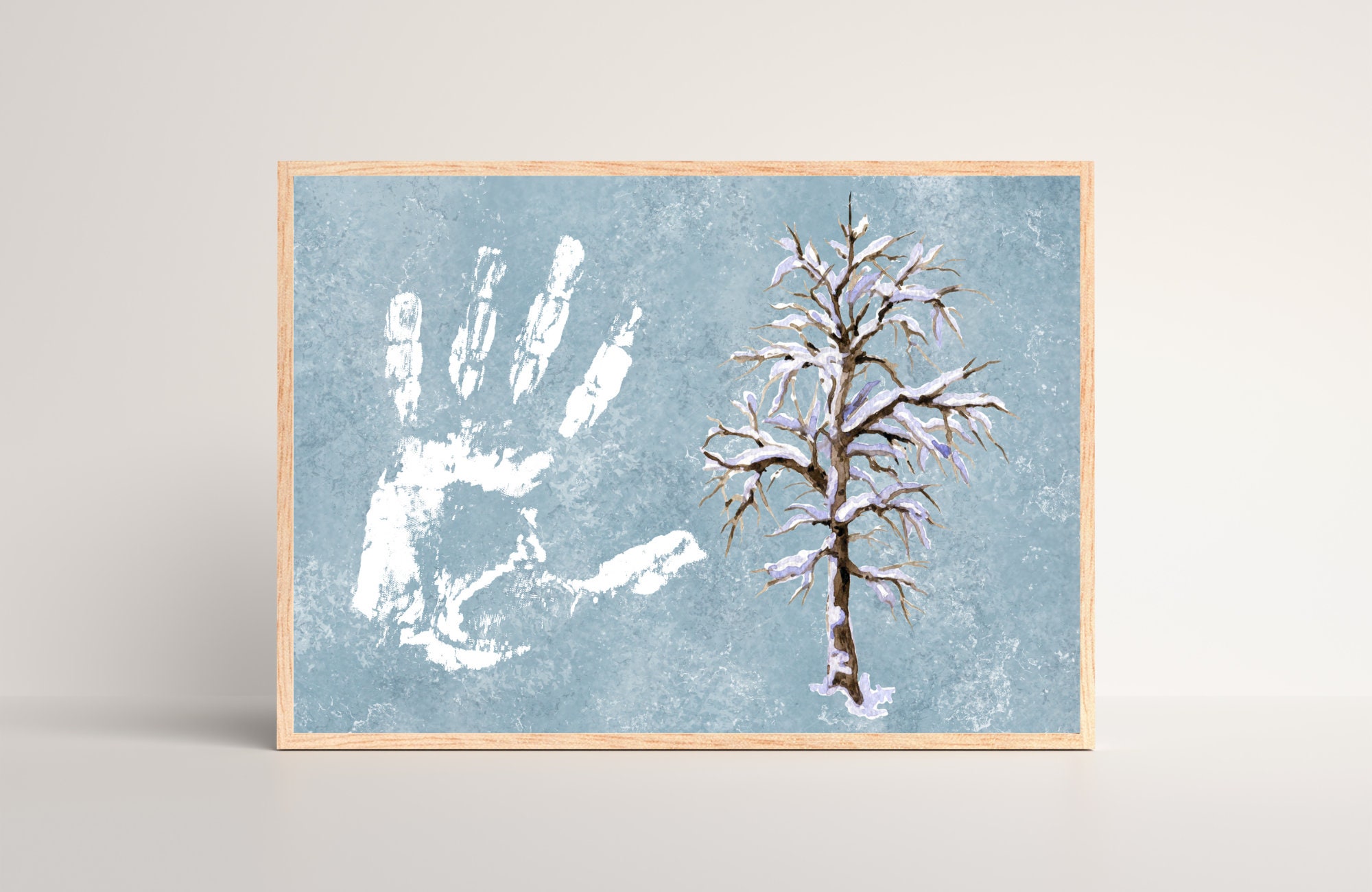 Winter Handprint Craft Bundle Winter Preschool Craft - Etsy