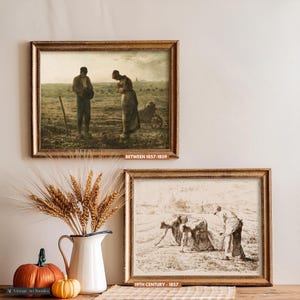 Vintage Fall Gallery Wall Art Set of 6 | Rustic Fall Decor | Antique ...