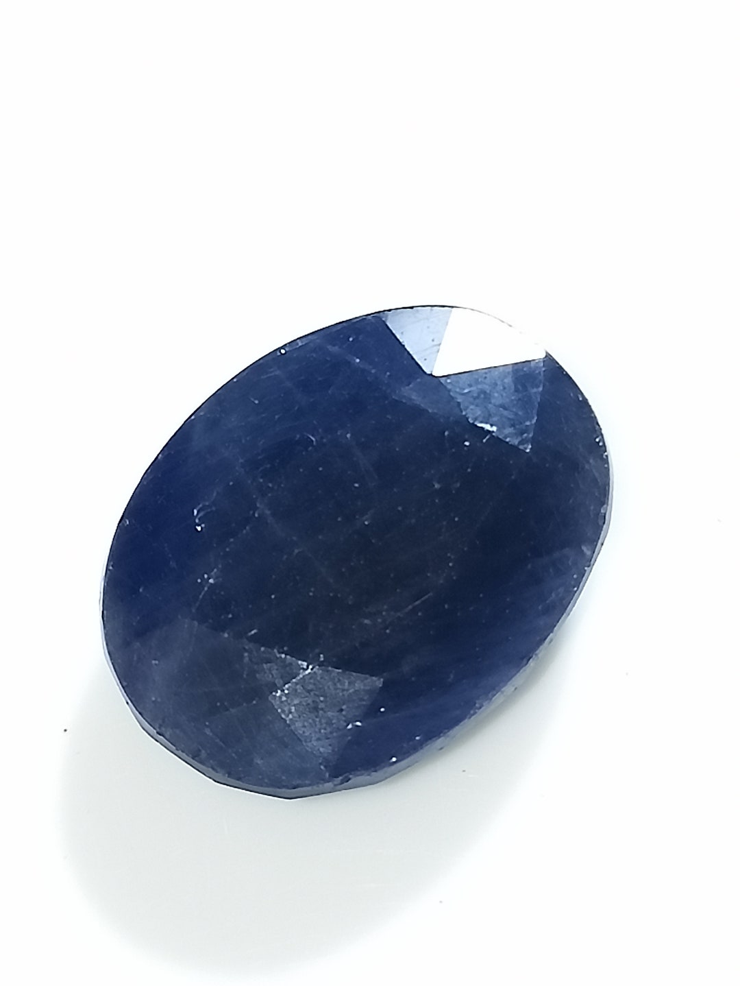 Buy 100% Natural African Blue Sapphire Gemstone Faceted Blue Sapphire ...