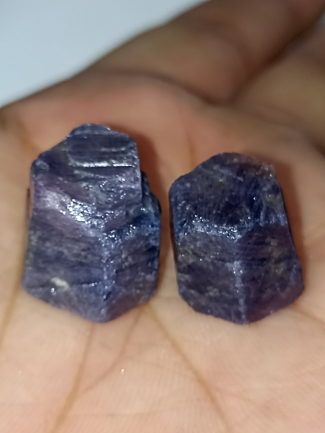 Buy Amazing Quality Natural African Blue Sapphire Gemstone Rough. Blue ...