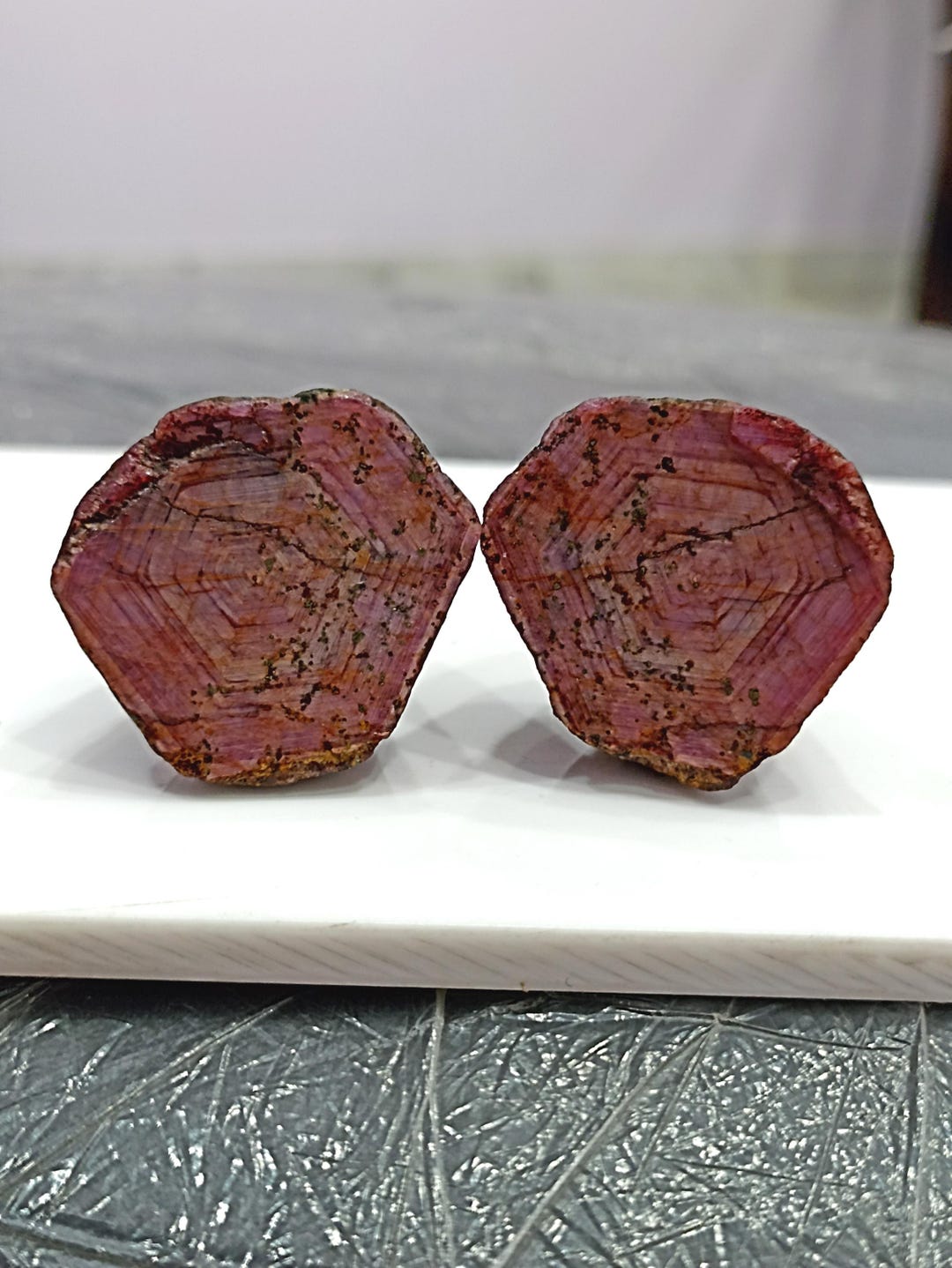 436 Carat Natural African Ruby Amazing Ruby Rough Pair. 100% Natural ...