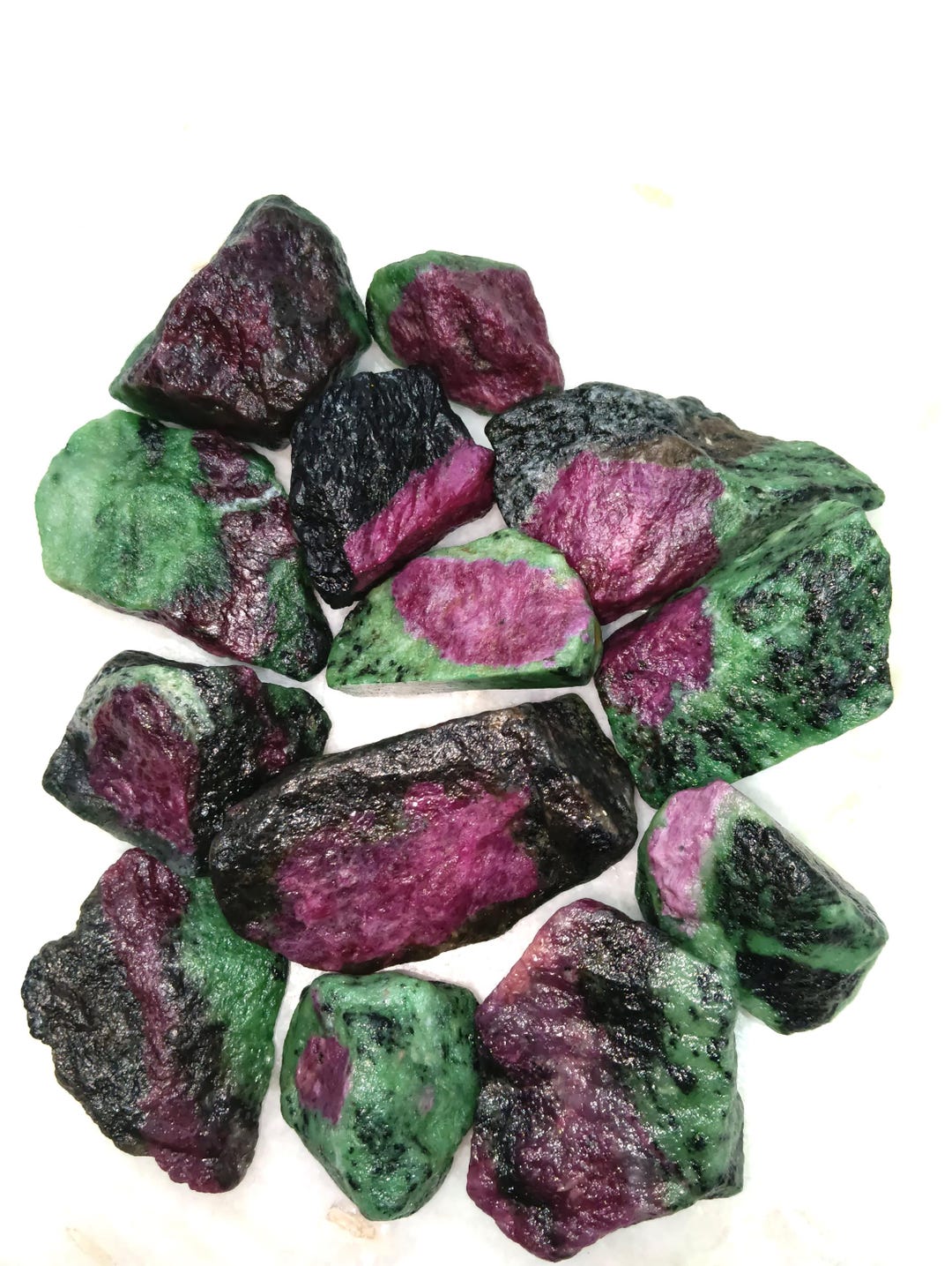 13 Piece 3552 Carat Natural Ruby Zoisite Rough African Ruby Gemstone ...