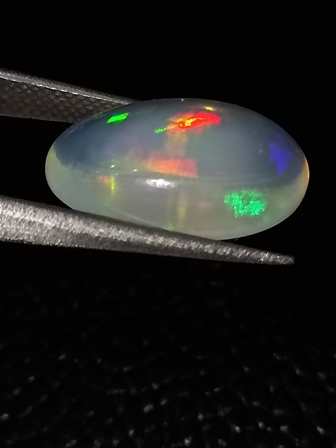 Buy Ethiopian Opal Cabochons, Multi Fire Oval Gemstones, 16 Carat (3 ...