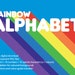 Rainbow Alphabet, Rainbow Letters, Alphabet Clipart, White Letters ...