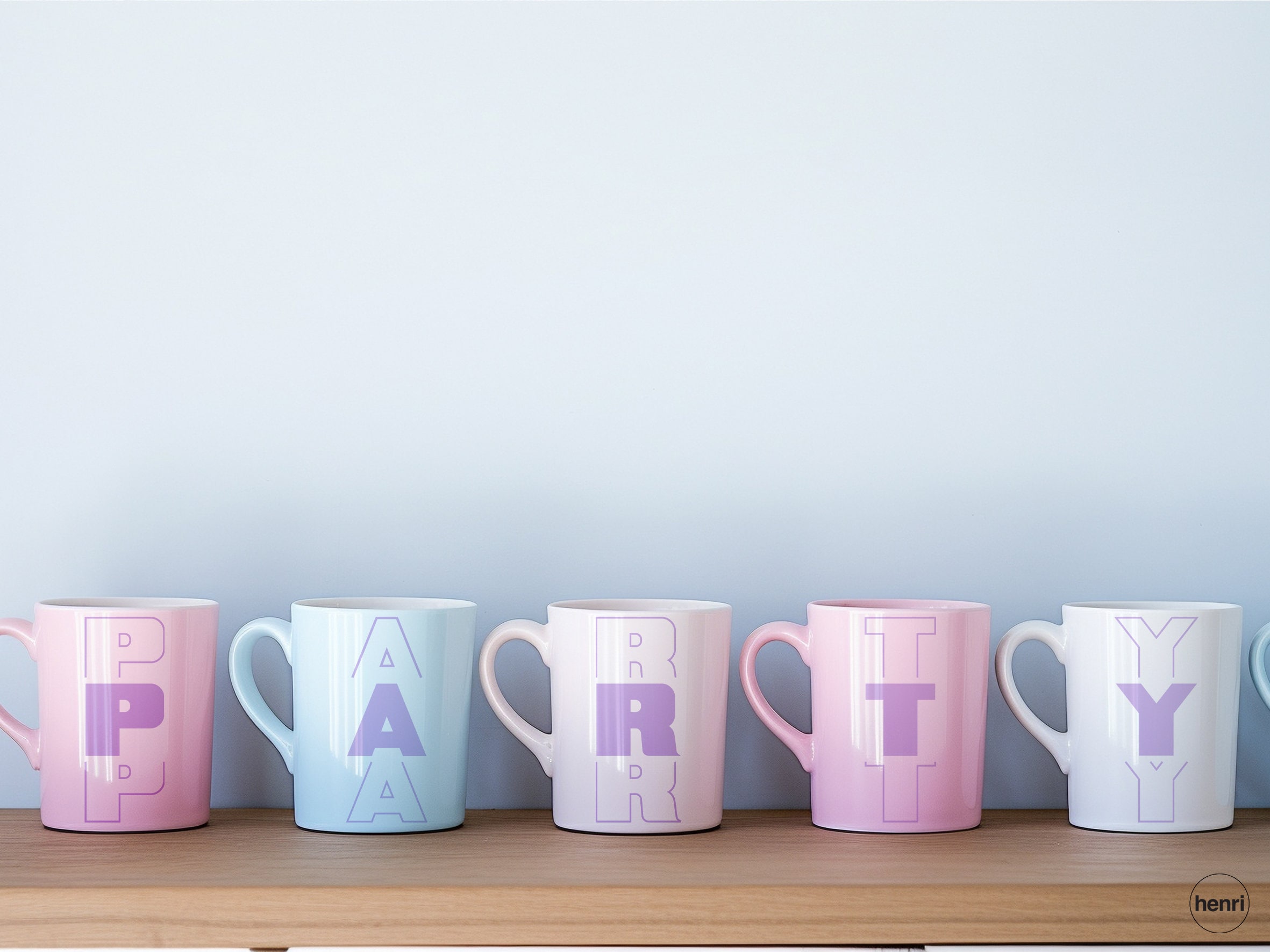 Stacked Letters Clipart, Layered Letters, Craft Font, Decorative Pastel ...