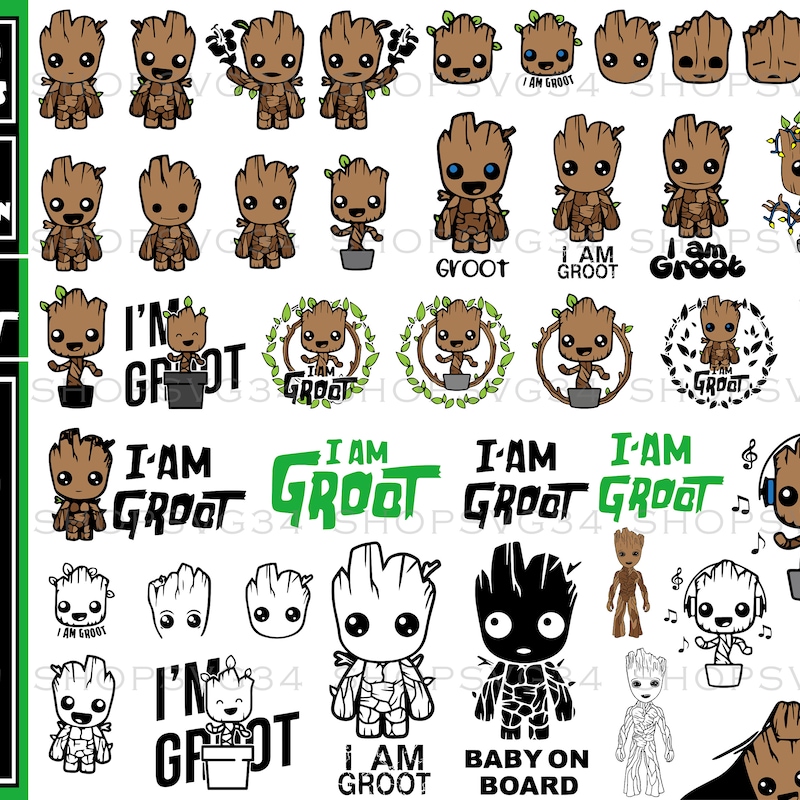 Groot Svg - Etsy