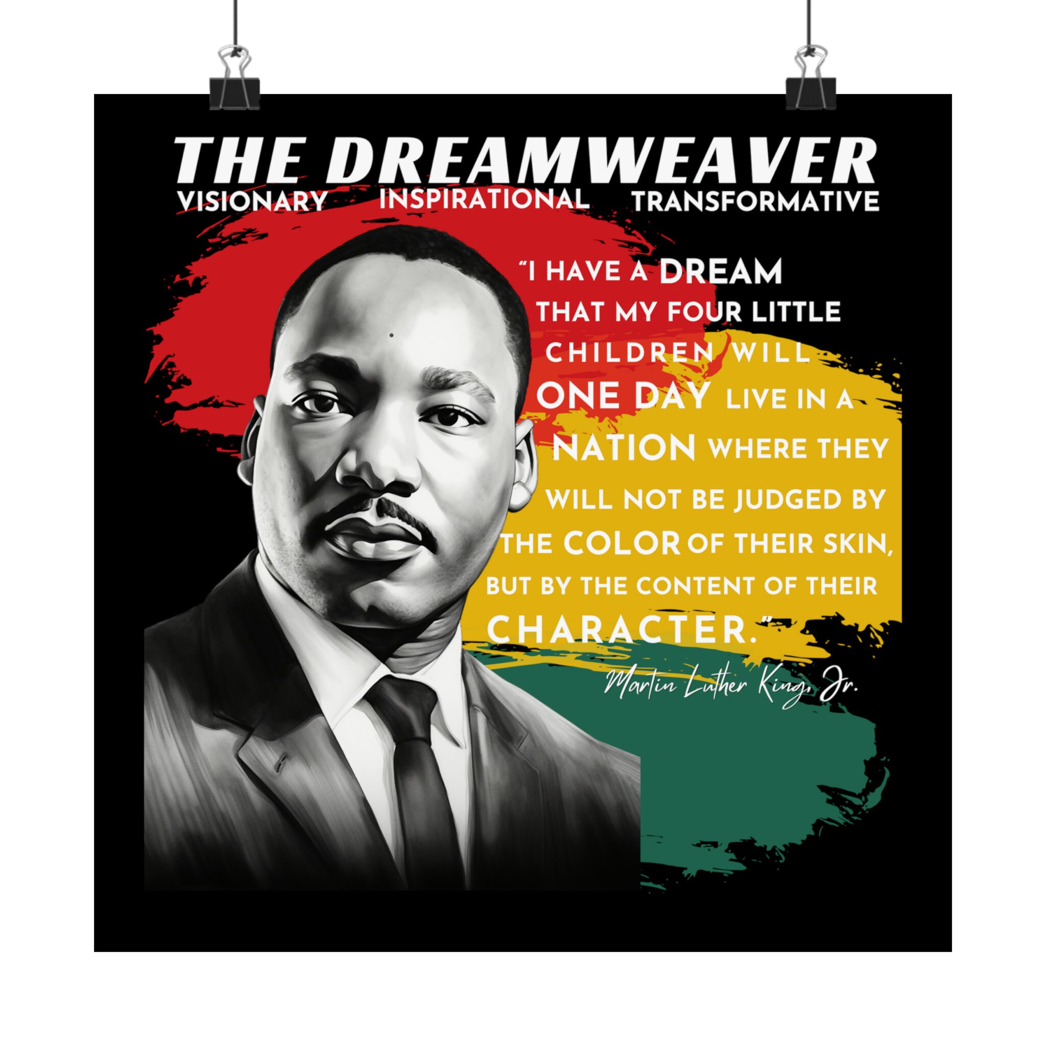 Martin Luther King, Jr. Black History Month Posters | the Dreamweaver ...