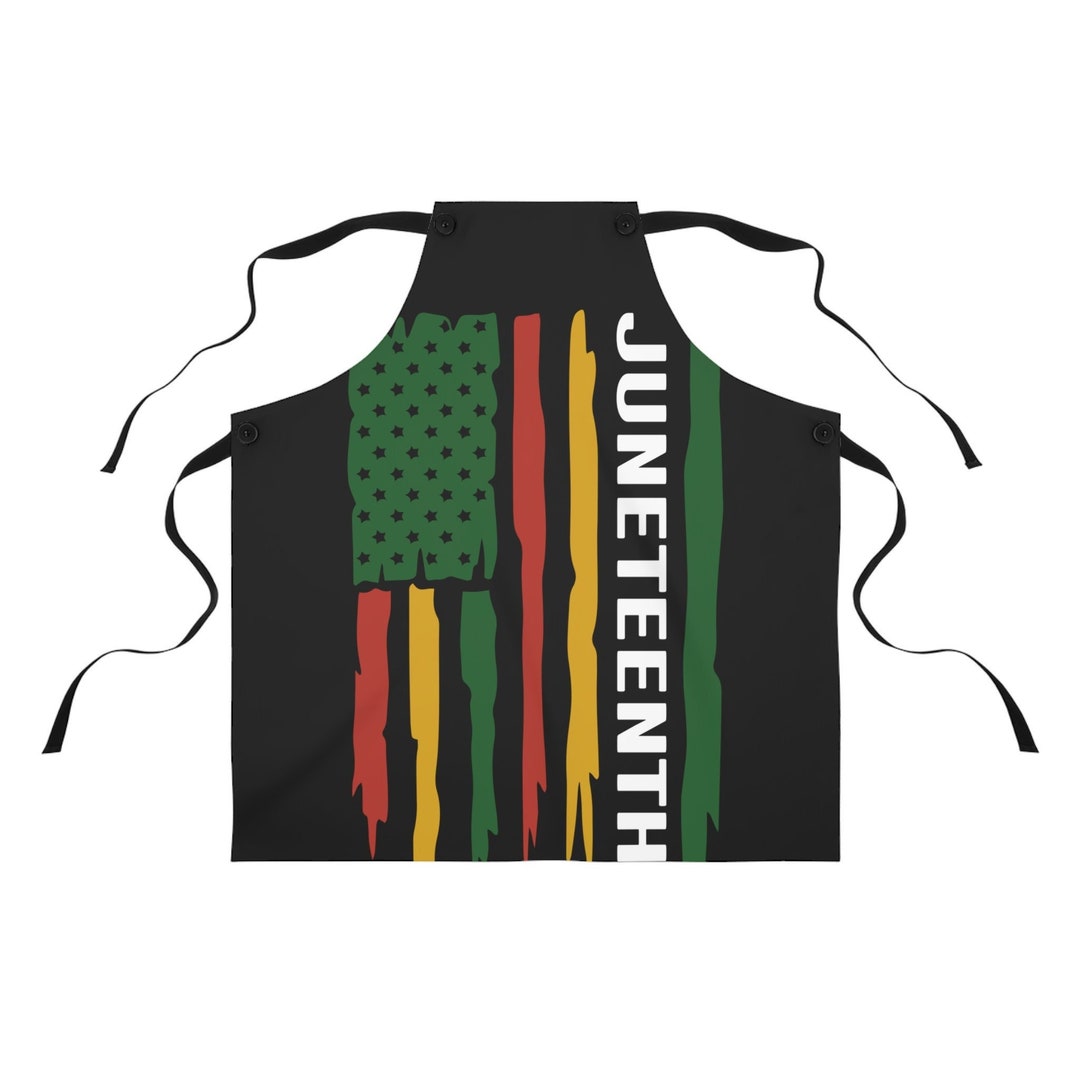 Juneteenth Flag Cooking, Grilling Apron | Personalize - Etsy