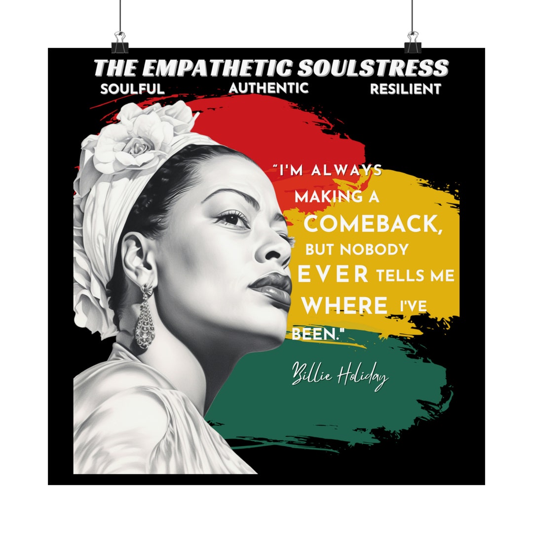 Billie Holiday Black History Month Posters | the Empathetic Soulstress ...