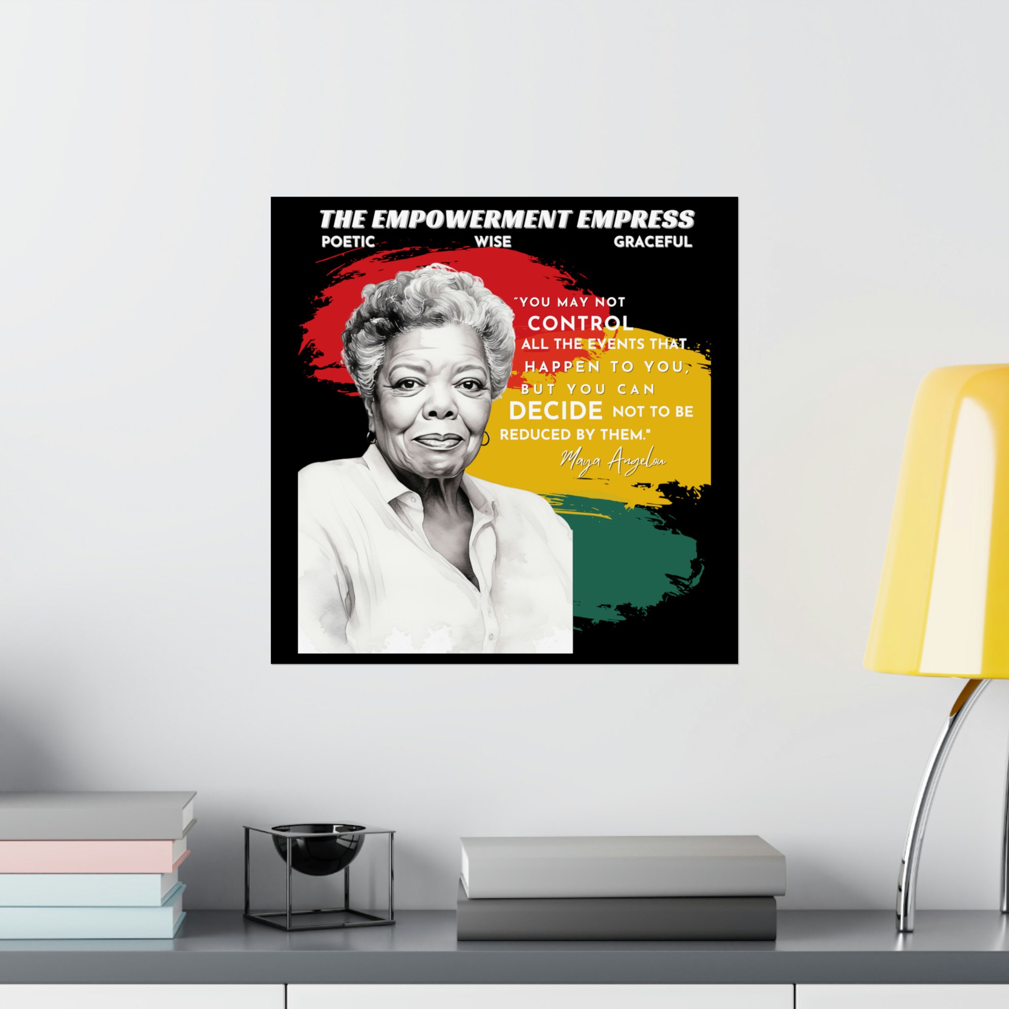 Maya Angelou Black History Month Posters the the Empowerment Empress ...