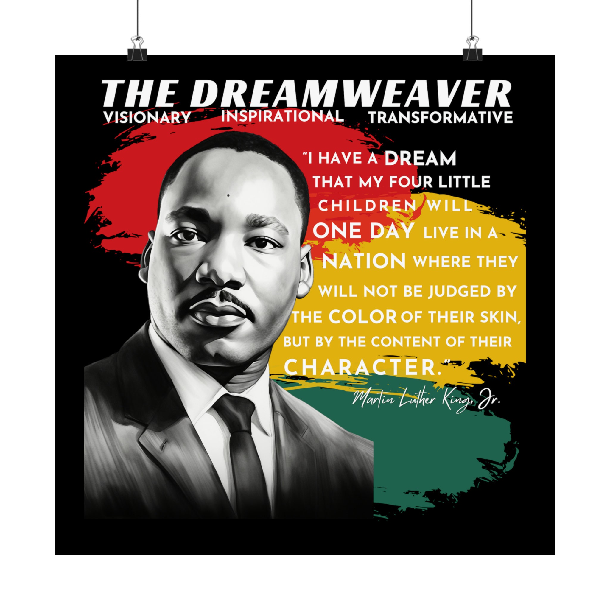 Martin Luther King, Jr. Black History Month Posters | the Dreamweaver ...