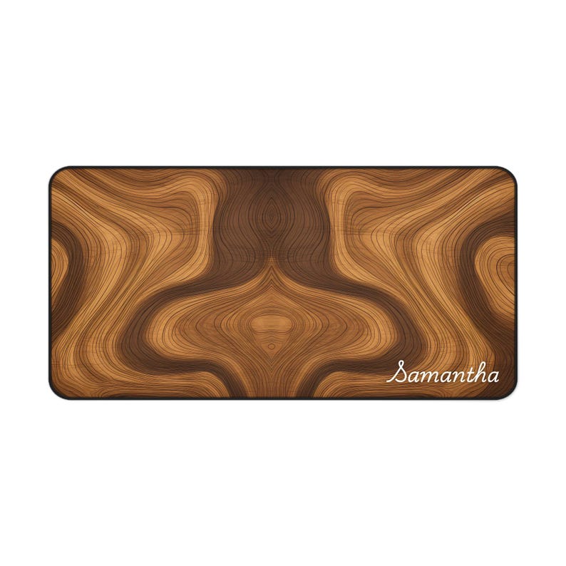 Wood Grain Style Desk Mat | Personalized Gift | Corporate Gift ...
